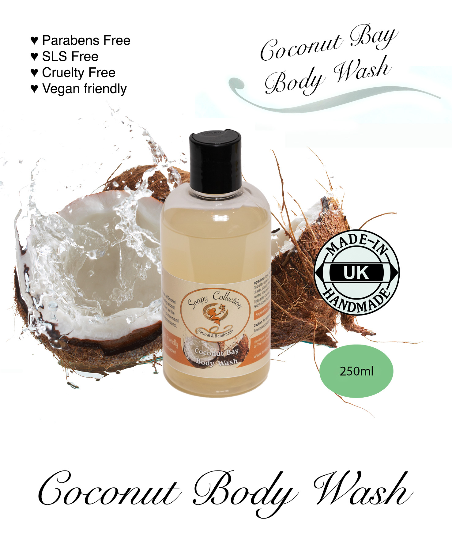 Coconut Body Wash 250ml